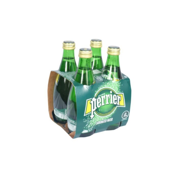Perrier Carbonated Sparkling Mineral Water Bottle 330ml (Pack of 4) – ARMBH